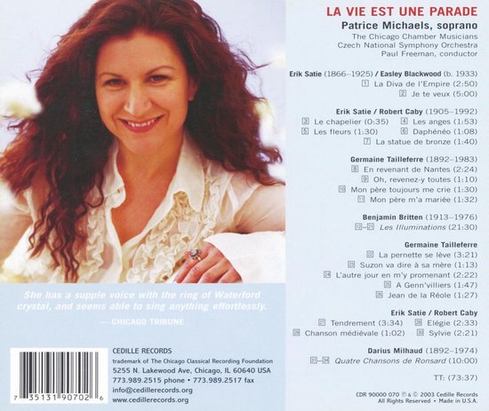 Patrice Michaels - La Vie Est Une Parade (CD), Patrice Michaels ...