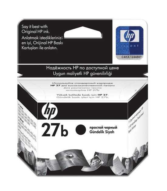 HP 27 - Inkcartridge / Zwart (C8727AE) | bol.com