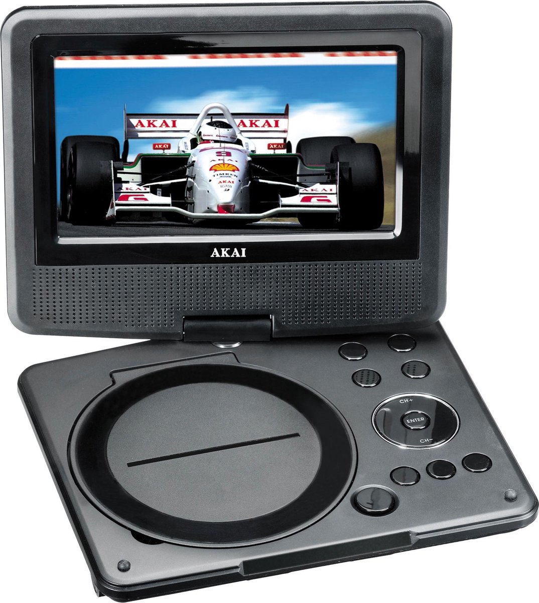AKAI Portable DVD speler (7") met USB-poort en Kaartlezer | bol.com