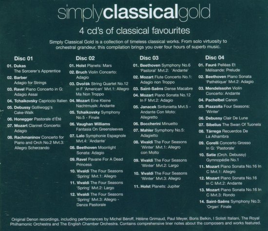Simply Classical Gold, various artists | CD (album) | Muziek | bol