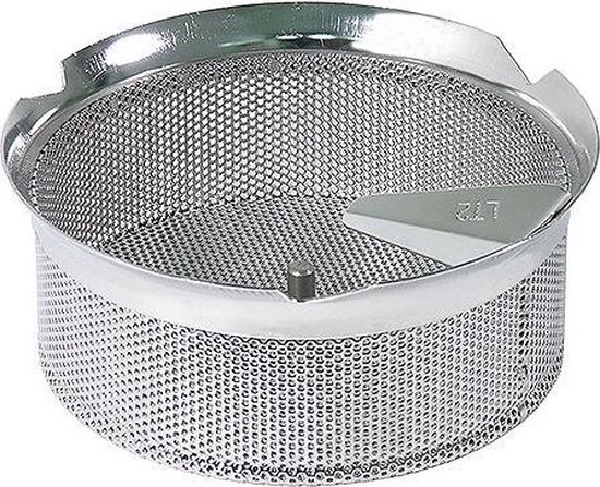 Reserve zeef / rasp rvs | H: 8cm | Gat diameter: 2mm | bol.com