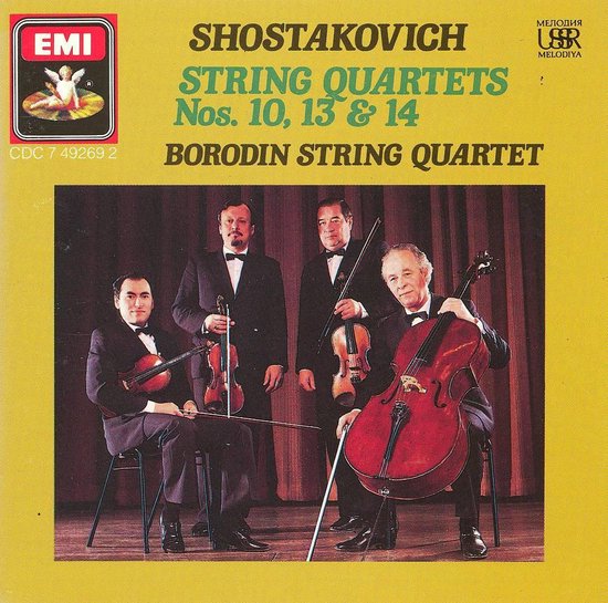 Shostakovich: String Quartets Nos. 10, 13 & 14, Borodin Quartet | CD (album) | Muziek | bol.com