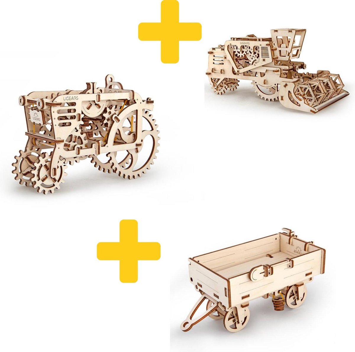 Ugears Modelbouw Voordeelpakket Farmer - Hout | bol.com