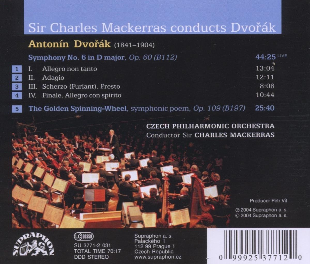 Czech Philharmonic Orchestra, Sir Charles Mackerras - Dvorák: Dvorák ...