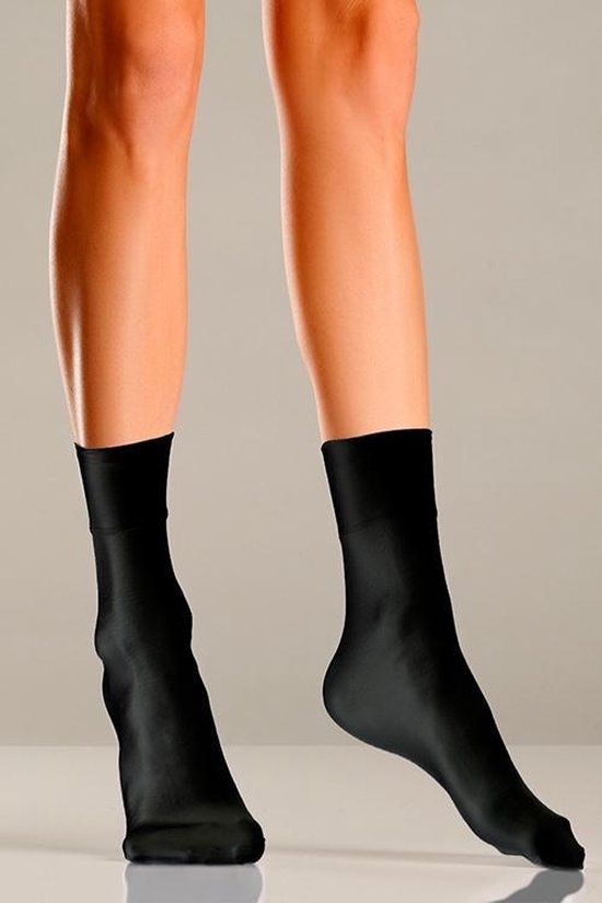 NYLON CUFF ANKLE SOCKS Zwart | bol