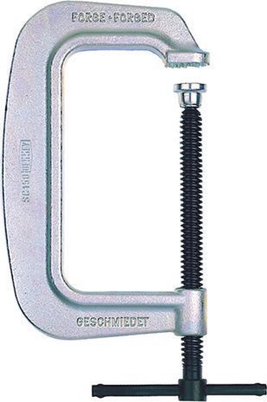 Bessey Stalen C-klem - Gesmeed en verzinkt - 60mm - Spankracht tot 22 ...