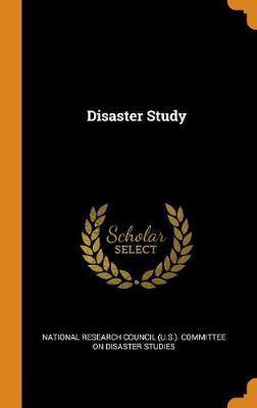 Disaster Study | 9780343577315 | Boeken | bol.com