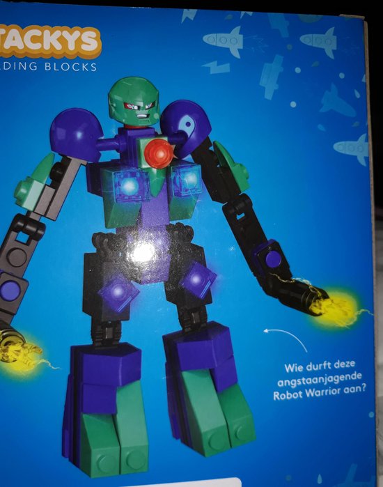 Stackys (lego) buildingblocks - world/ robot warrior | bol