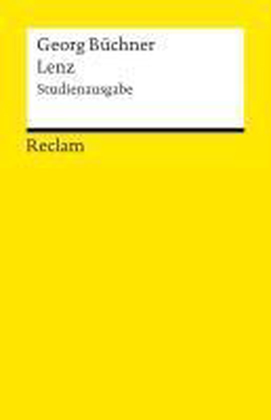 Lenz, Georg Buchner | 9783150082102 | Boeken | bol