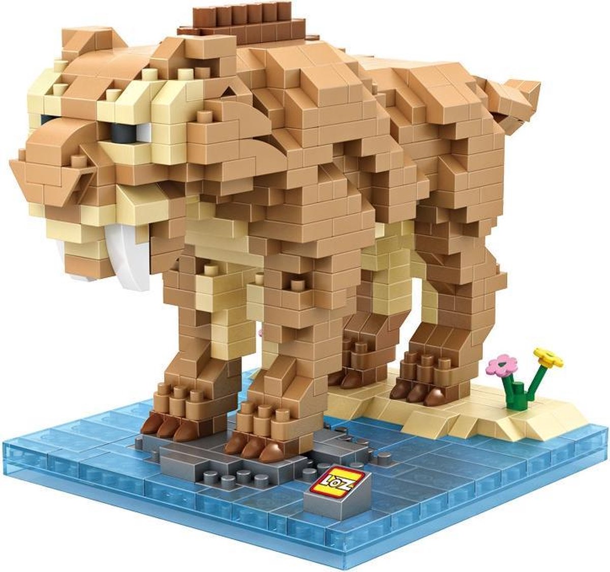Sabeltandtijger "Ice Age", LOZ, Diamond Block | bol.com
