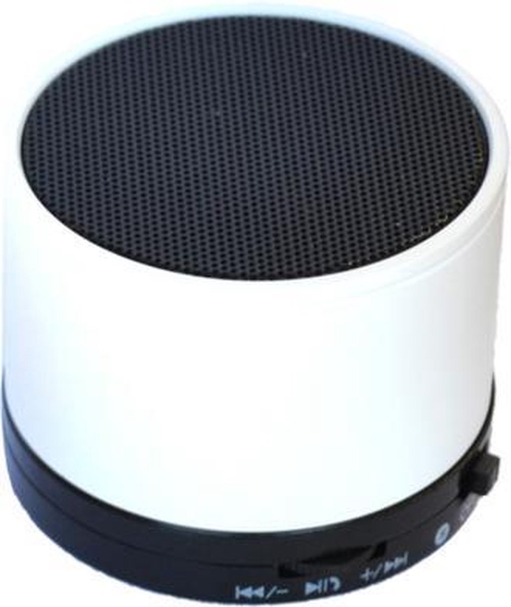 Bluetooth Speaker Luidspreker - Mini Round - Wit | bol.com