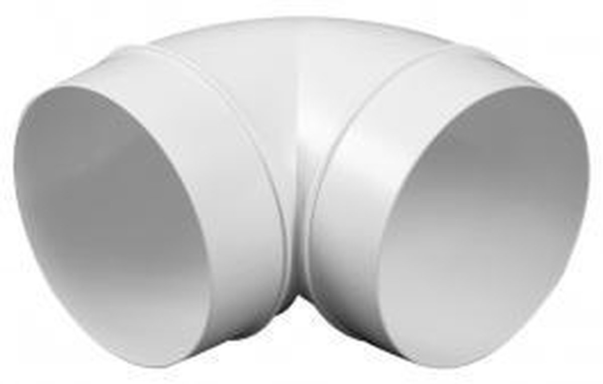bol.com | Ventilatieshop Bocht 90 graden - Kunststof - Ø 150mm