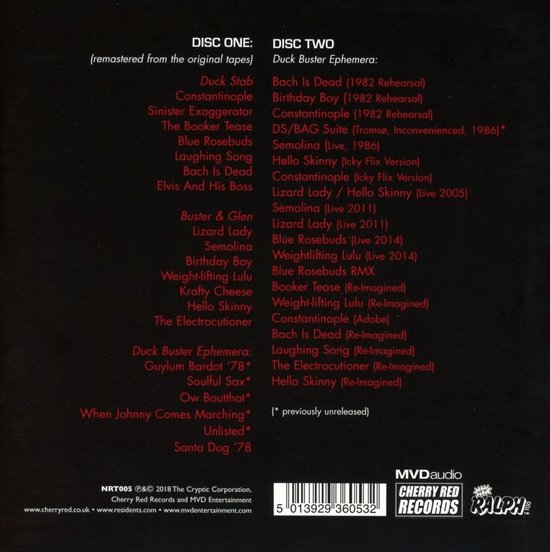 Duck Stab / Buster & Glen (Preserved Edition), The Residents | Muziek | bol