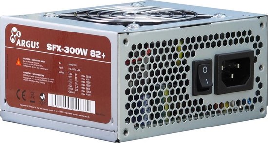 Inter-Tech SFX-300W power supply unit 20+4 pin ATX ATX Grijs | bol