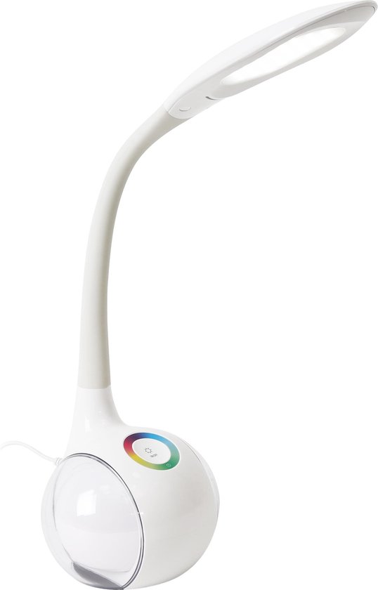 Bureaulamp LED bureaulamp incl. LED kleuren nachtlampje | bol
