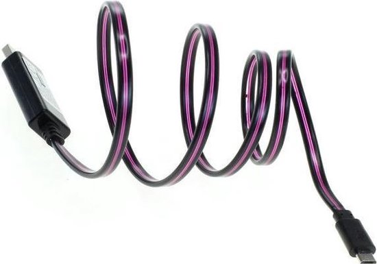 OTB data cable Micro-USB with animated running light | bol
