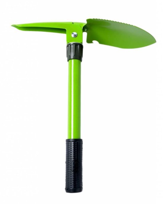 Opvouwbare schep met pikhouweel – Pioniersschep – Schepje - Groen | bol