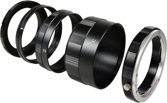 Macro Extension Tubes Voor Canon EOS EF/EF-S Camera Lens Set - 3 ...