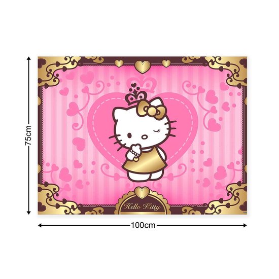 Hello Kitty Canvas Print 100cm x 75cm | bol.com