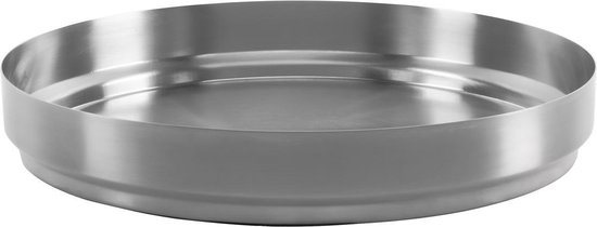 XLBoom - RONDO Tray Small - Dienblad van RVS - Ø34cm | bol.com