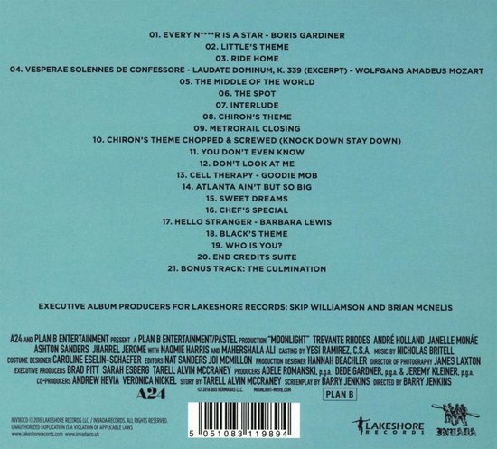 Moonlight [Original Motion Picture Soundtrack], Nicholas Britell | CD ...