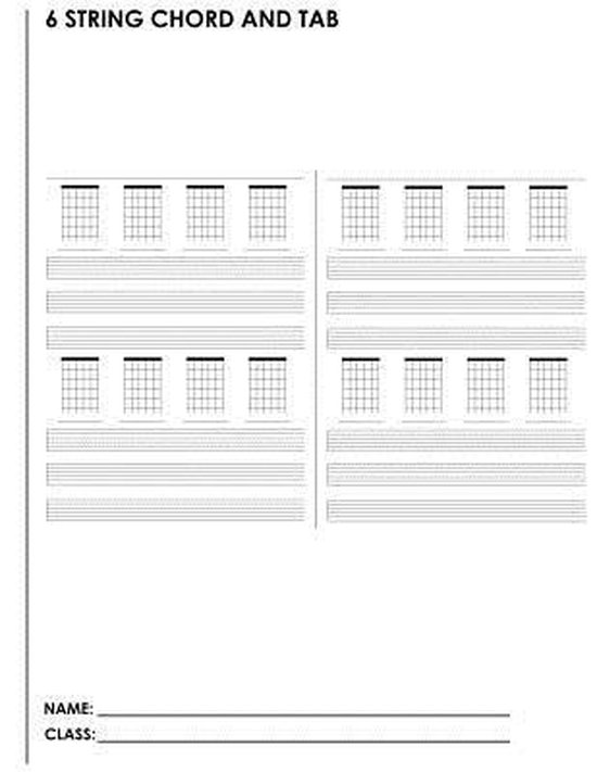 6 String Chord And Tab | bol.com