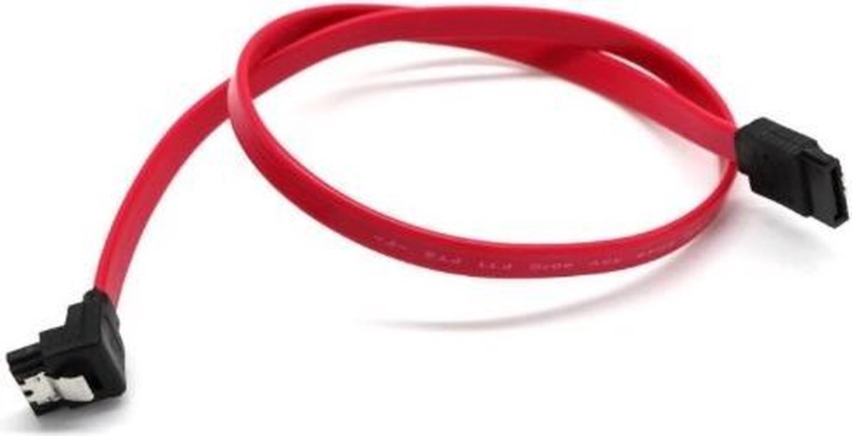 SATA naar SATA Serial ATA Kabel met Rechte Hoek 30 cm | bol.com
