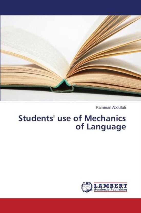 Students' use of Mechanics of Language | 9783659751264 | Abdullah ...