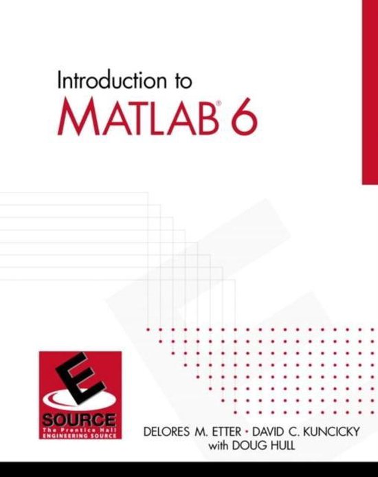 Introduction To Matlab 6 D M Etter 9780130328458 Boeken