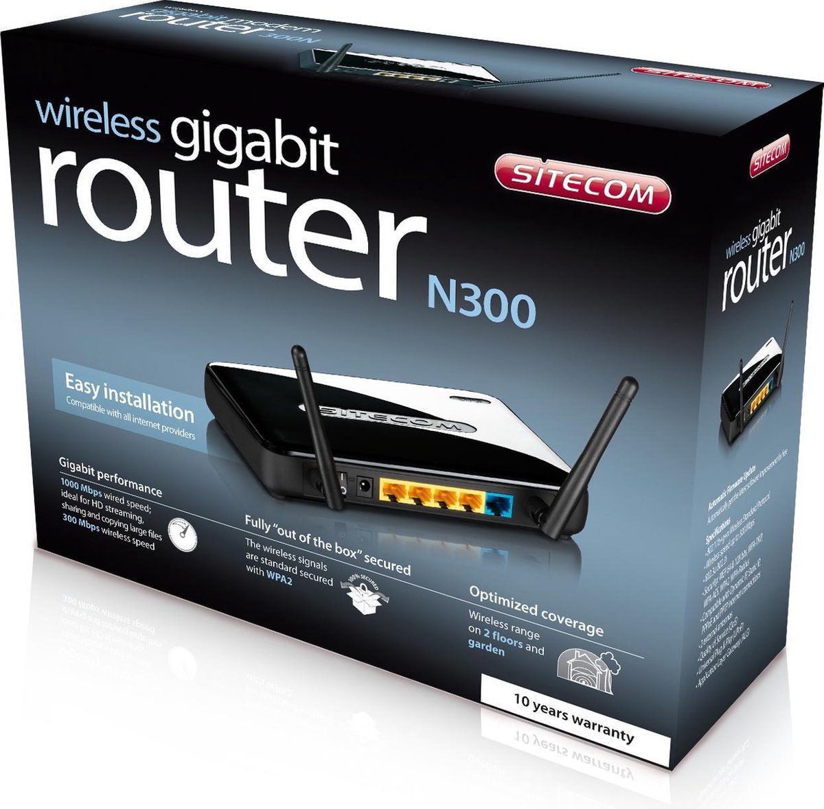 Sitecom Gigabit Router N300 WLR-4003 | bol.com
