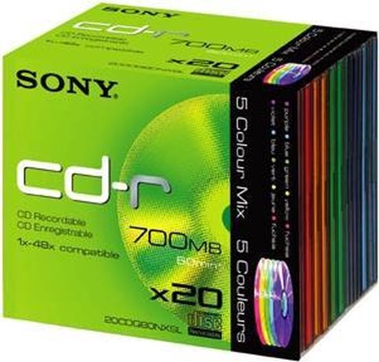 Sony CD-R 80min/700Mb 40x (20) | bol.com