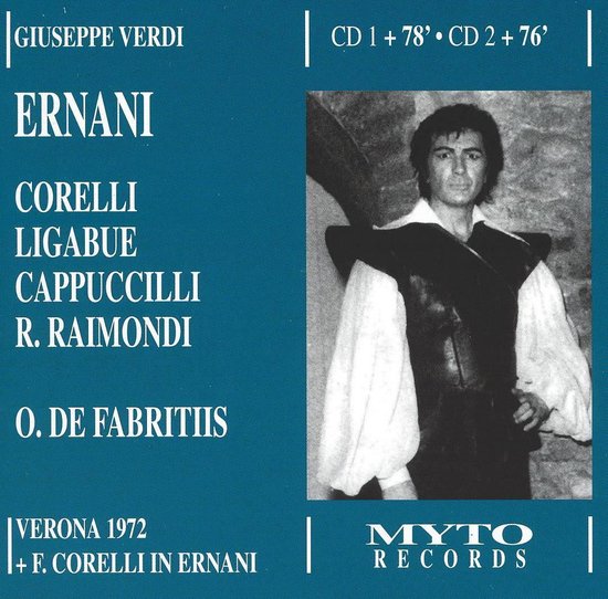 Verdi: Ernani, Franco Corelli | CD (album) | Muziek | bol.com