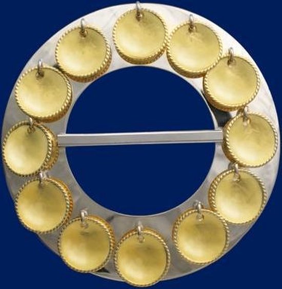 AuBor ®. Broche. Zilver. Risku 70 mm | bol