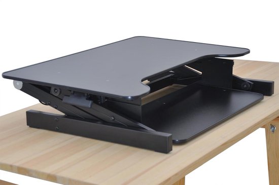 UPdesk - Stabureau - Bureau verhoger - Basic - Gasveer - Zwart | bol.com