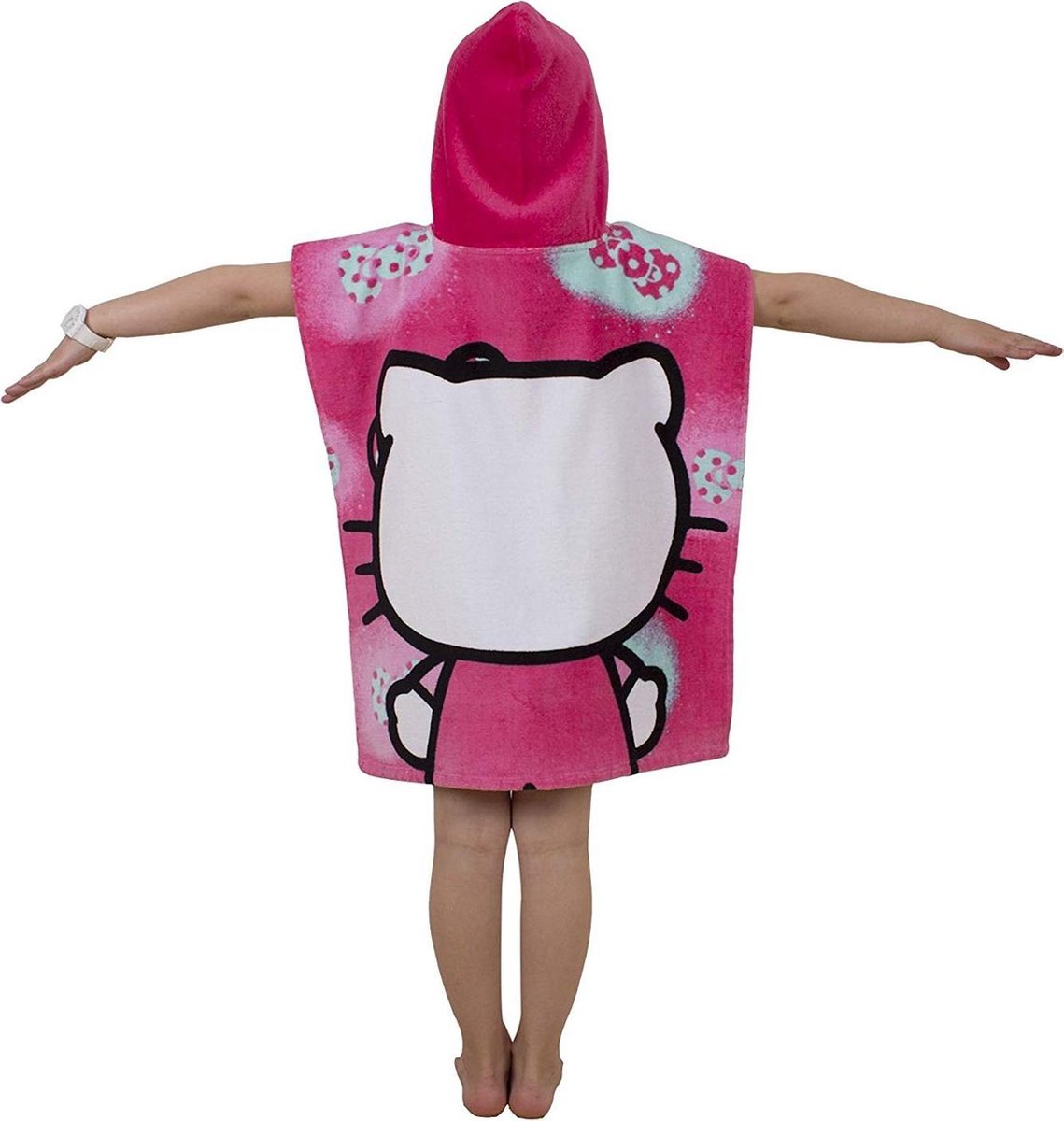 Hello Kitty Poncho Badlaken | bol.com