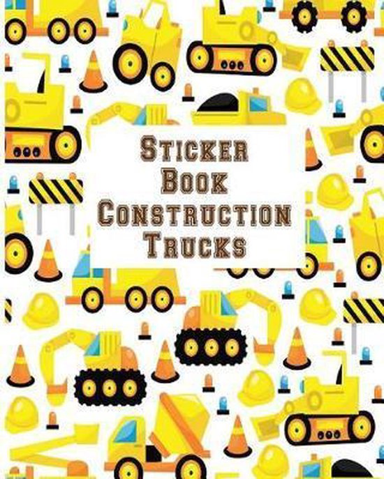 Sticker Book Construction Trucks | bol.com