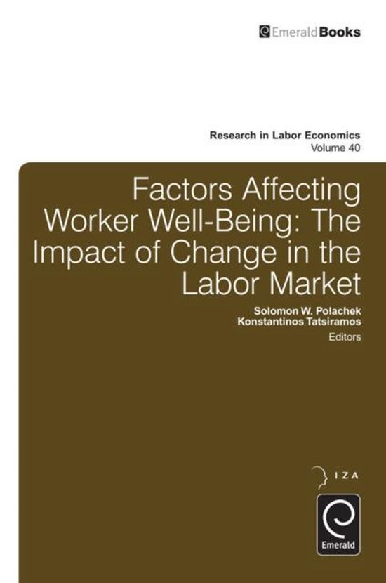 Factors Affecting Worker Well-Being | 9781784411503 | Solomon W ...