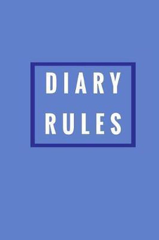 Diary Rules | bol.com