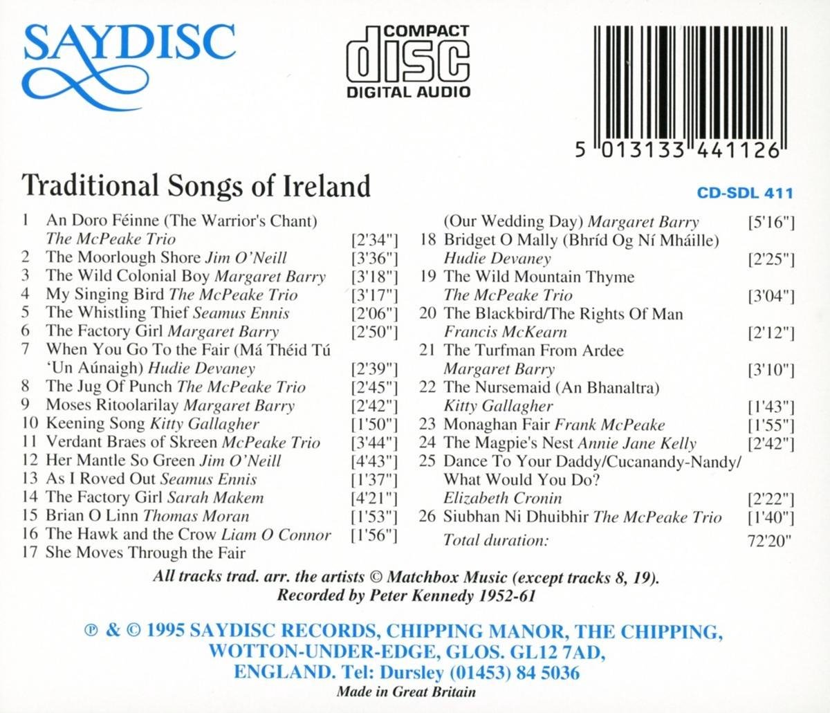 Various Artists - Traditional Songs Of Ireland (CD), various artists ...