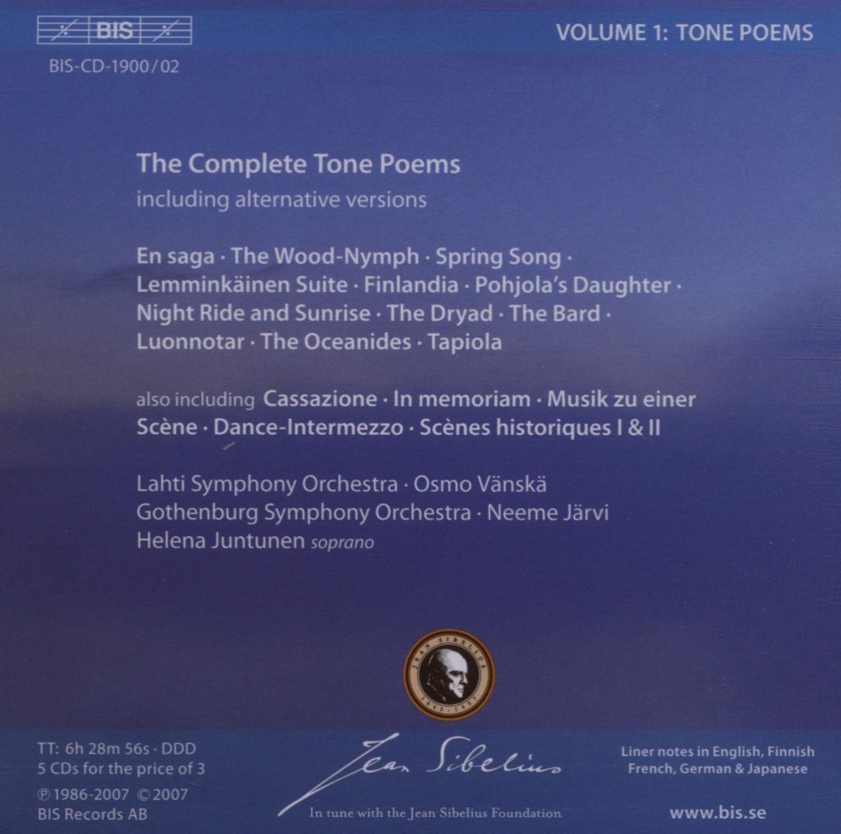 Lahti Symphony Orchestra & Gothenburg Symphony Orchestra - The Sibelius Edition Volume... | bol
