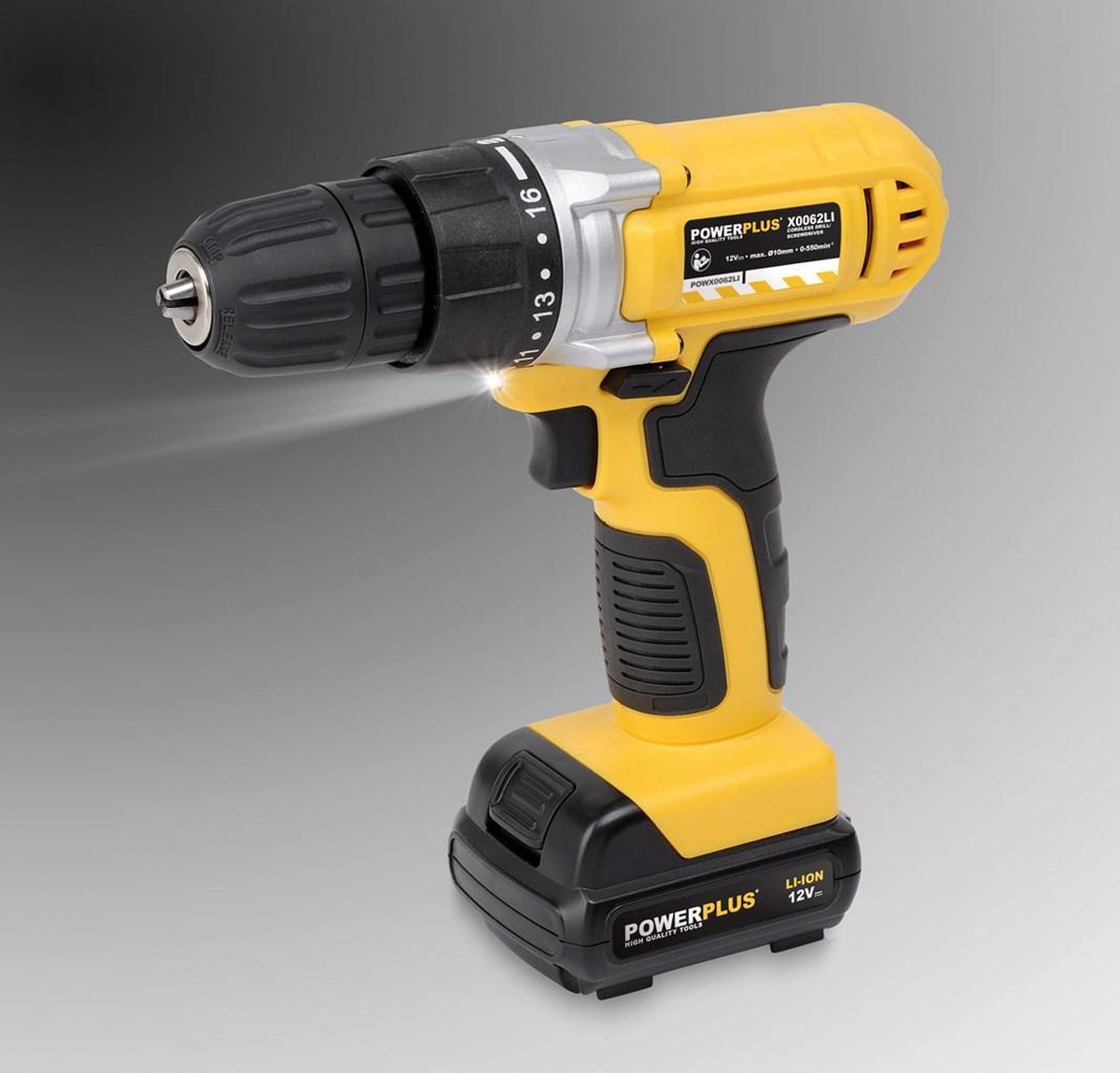 Powerplus POWX0062LI Accuboormachine - 12 V | bol.com