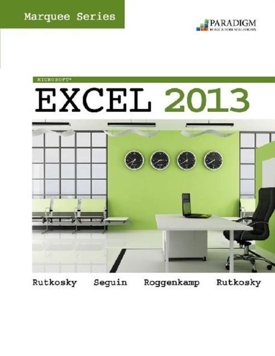 Marquee Series- Marquee Series: Microsoft®Excel 2013 | 9780763852689 | Nita Rutkosky |... | bol