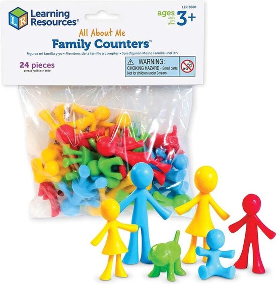 Sorteerspel Family Counters 24 stuks - Learning Resources | Games | bol