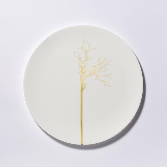 DIBBERN - Golden Forest Pure - Dinerbord 28cm | bol