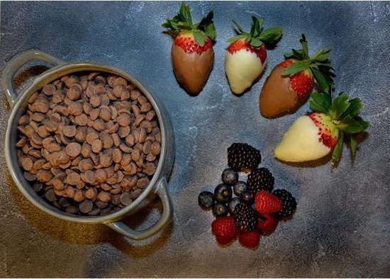 Chocolade druppels melk | Smelt chocolade | Chocolade Druppels ...