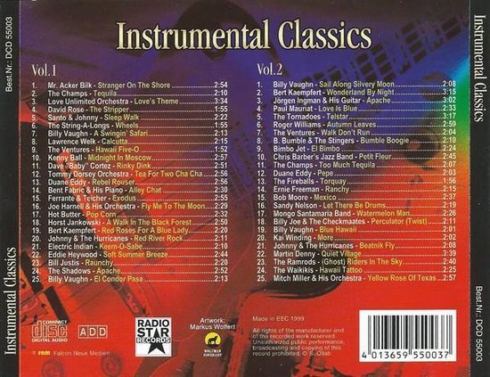 Instrumental Classics, various artists | CD (album) | Muziek | bol