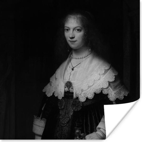 Poster Maria Trip - Rembrandt van Rijn - 50x50 cm | bol.com