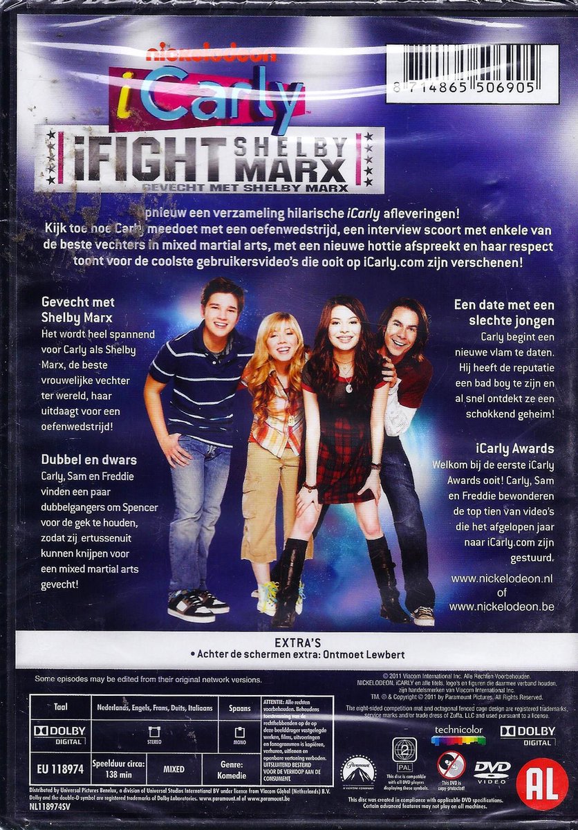 iCarly - iFight Shelby Marx (Dvd), Miranda Cosgrove | Dvd's | bol.com