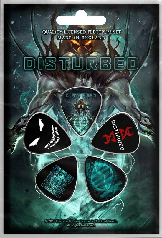 Disturbed Plectrum Evolution Set van 5 Multicolours | bol