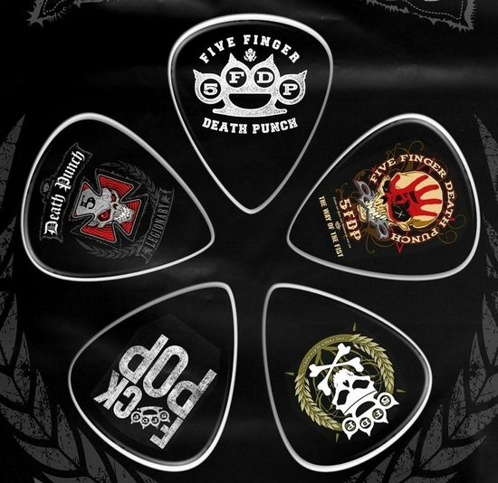 Five Finger Death Punch - Logos Plectrum - Set van 5 - Multicolours | bol